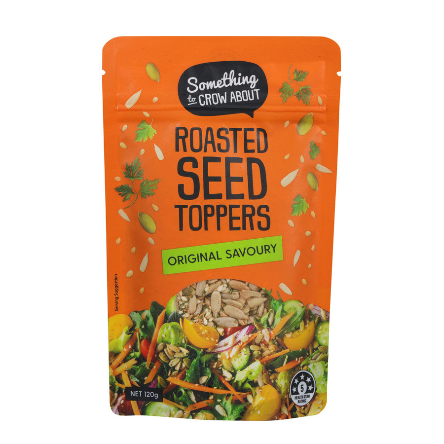 Roasted Seed Toppers Original Savoury Shipper 120g – Something to Crow ...